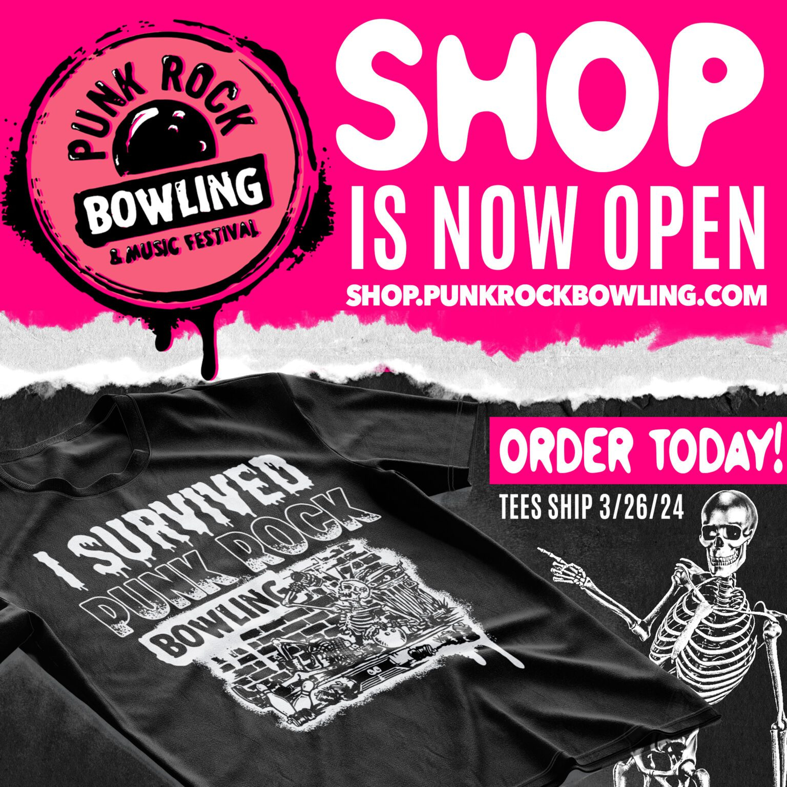 Punk Rock Bowling – May 24-27, 2024 in Downtown Las Vegas